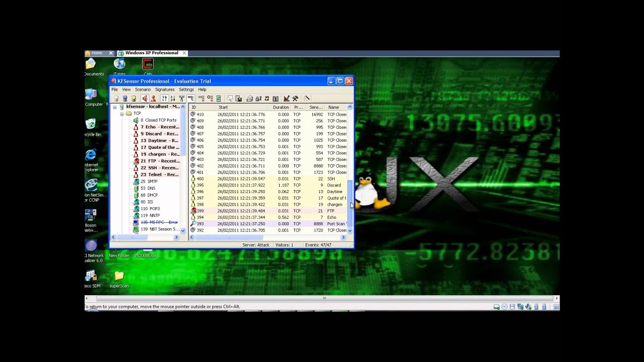 Honeypot - KFsensor - YouTube