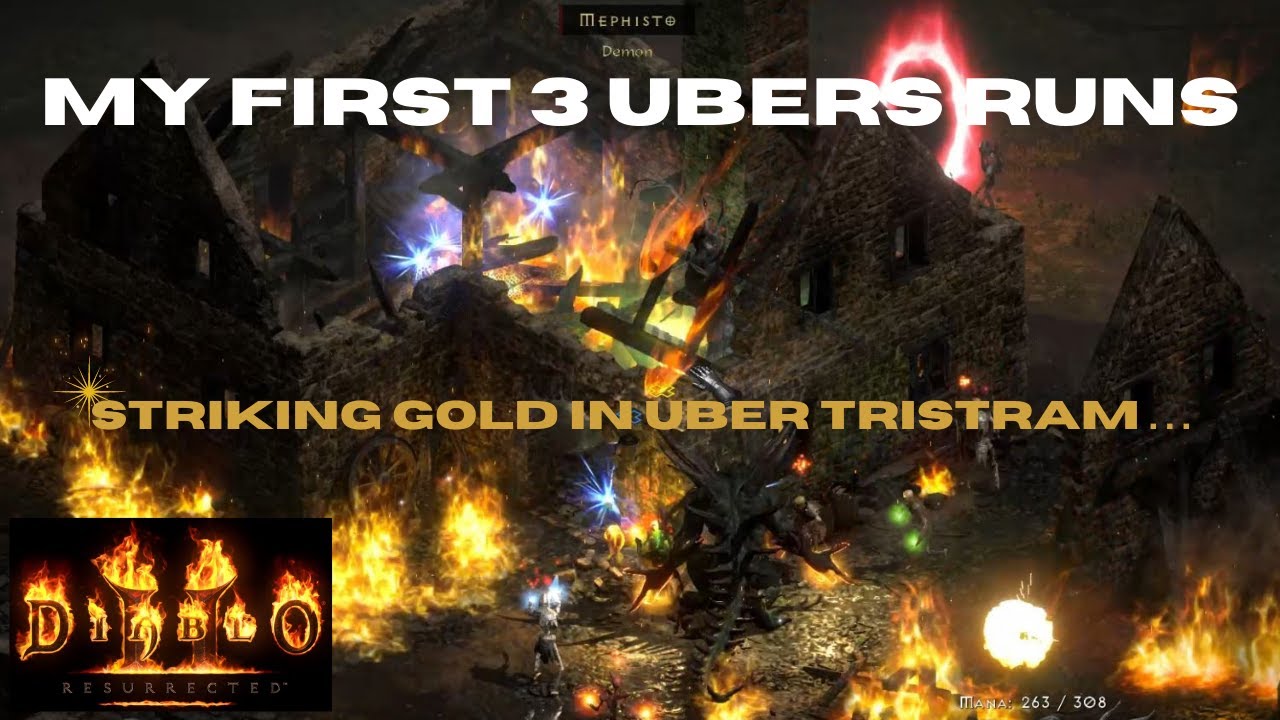 Diablo 2 Resurrected - My First 3 Ubers Runs - 20/20 Torch! - YouTube
