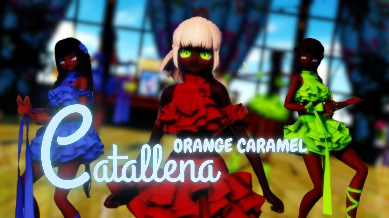[MMD] ORANGE CARAMEL '까탈레나(Catallena)' ( + Model DL) - YouTube