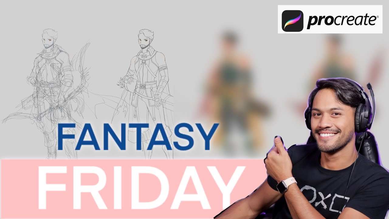 Turning myself into Fantasy / RPG character [SPEED PAINT] - YouTube