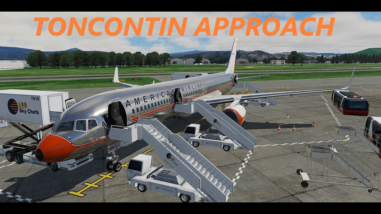 AAL B752 Famous TONCONTIN Approach & OMAHA-DETROIT Flight Ops - YouTube