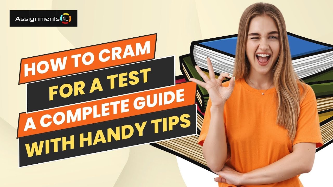 How to Cram For A Test - A Complete Guide with Handy Tips - YouTube