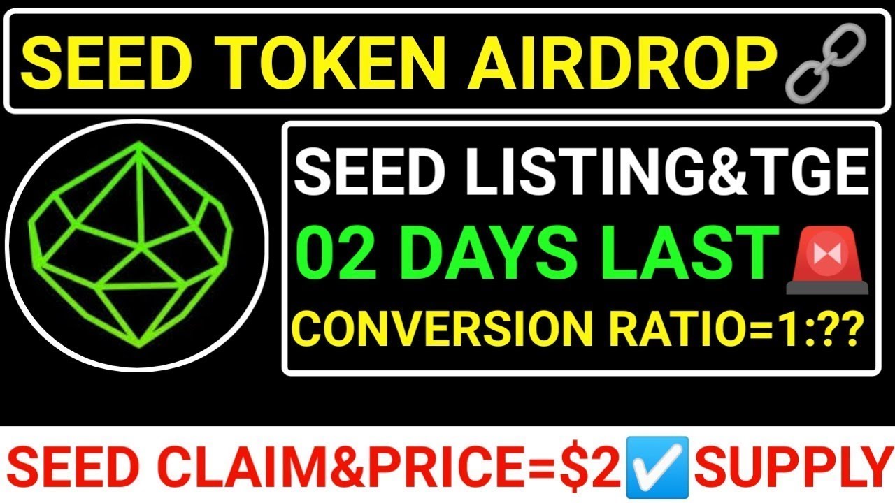 Seed Airdrop Update | Seed Coin Airdrop | Crypto Mining Bot Update ...