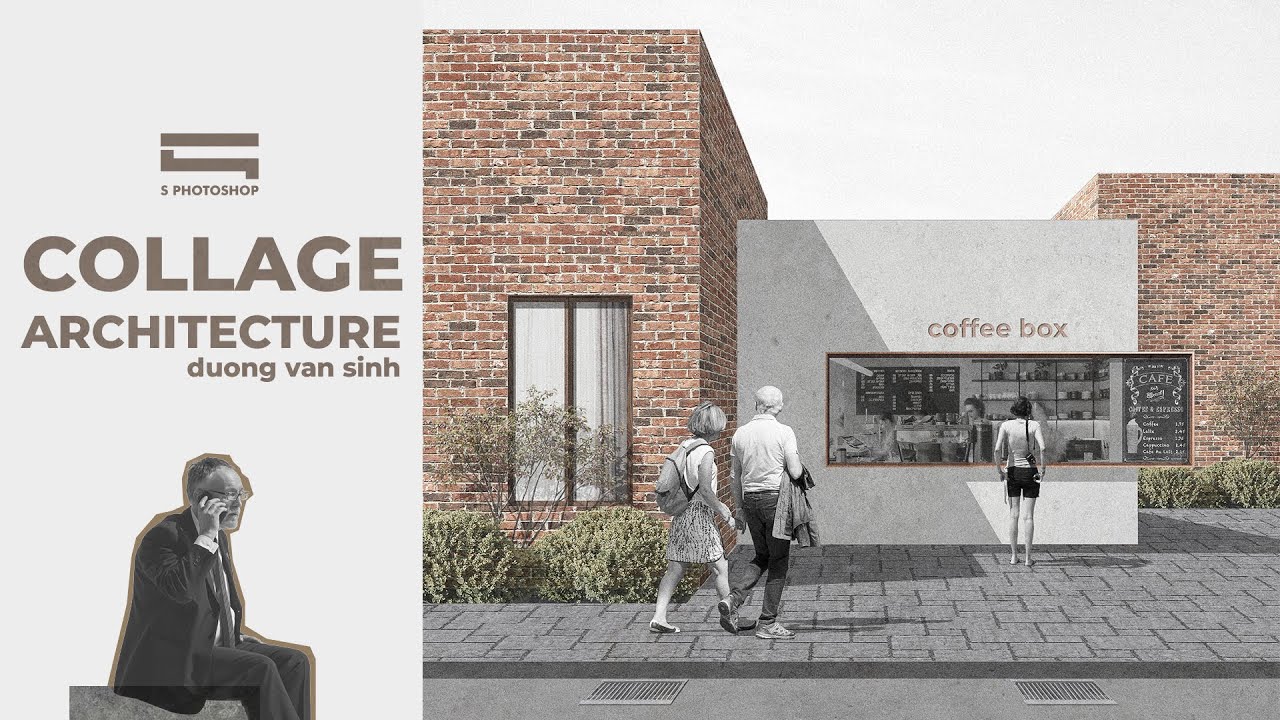 Architecture Elevation Collage using Photoshop (Hậu kỳ kiến trúc) - YouTube