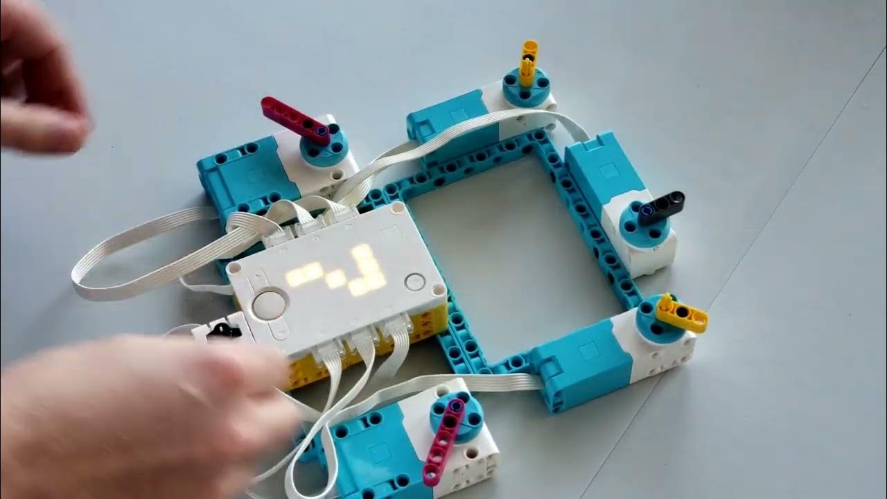 Lego Spike Prime, robot arm programming - YouTube