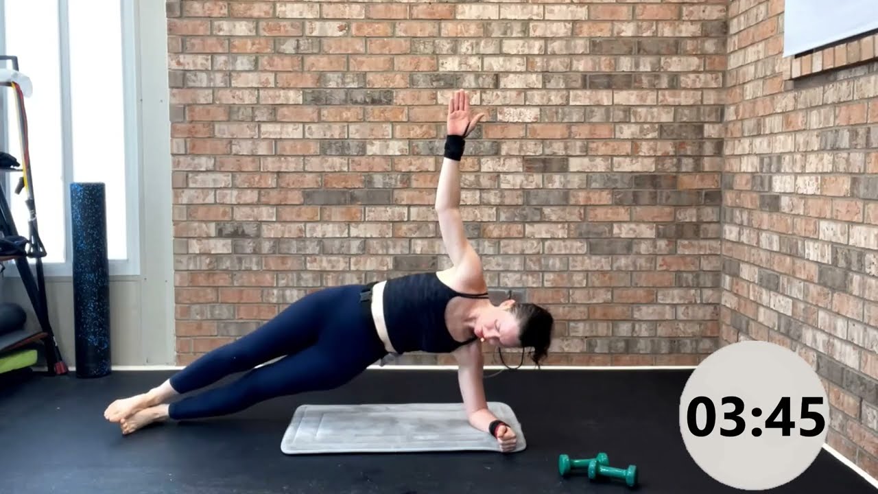 Core Training For Women Over 40 ️ 20 Minutes ️ 360 Degree Core Training ...