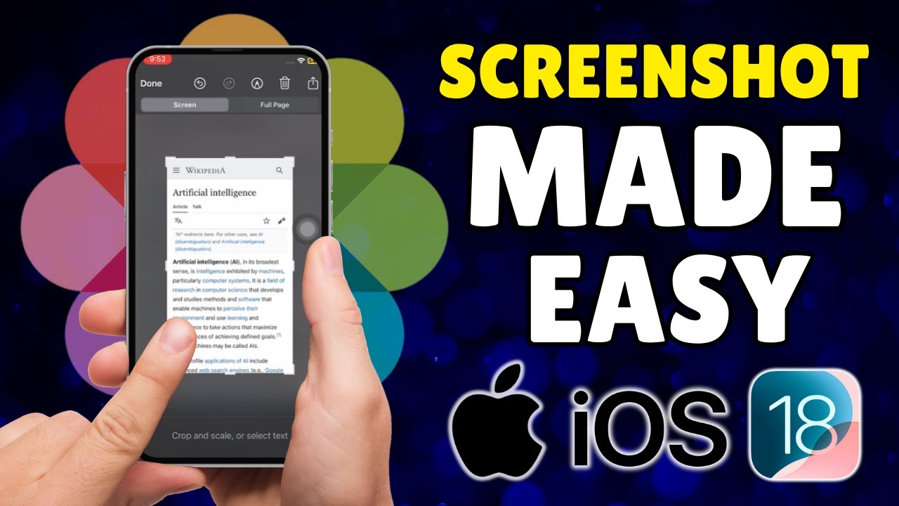 Screenshot in iOS 18 Made Easy (2025) - YouTube