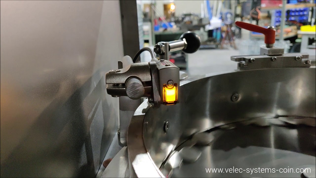 VELEC MT300 manual counting machine | VELEC Systems coin - YouTube