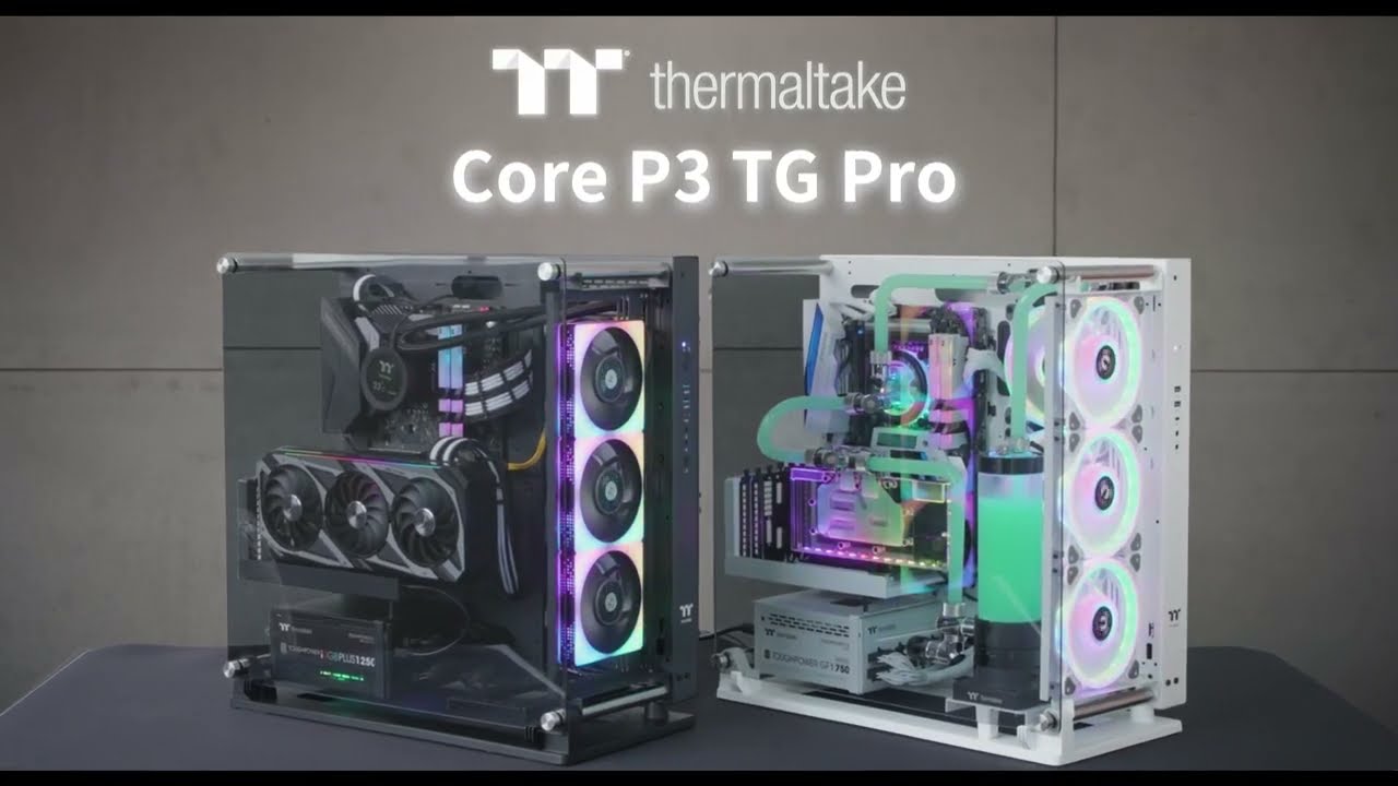 Thermaltake Chassis Core P3 TG Pro Product Look - YouTube