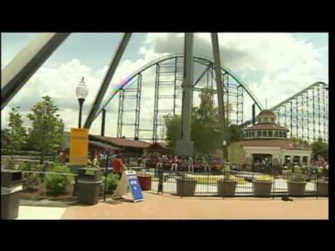 Kennywood Park Opens New BLACK WIDOW Ride - YouTube