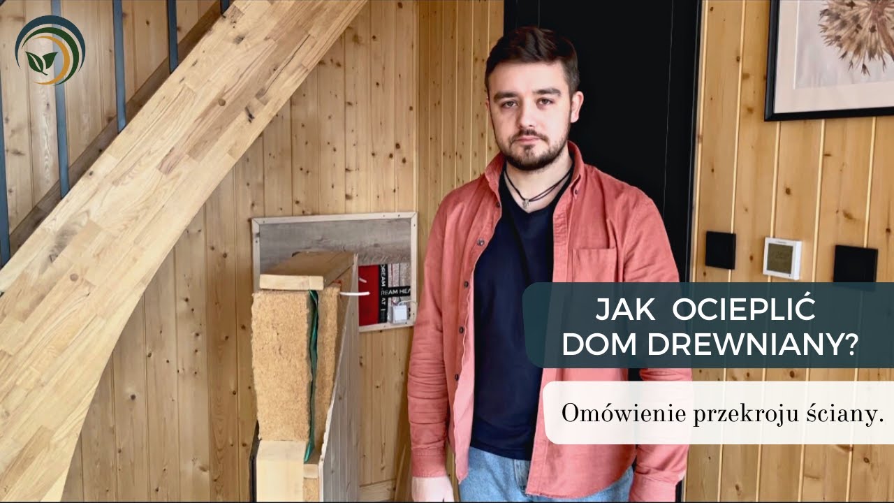 [Przekrój ściany domu Timber Moon] Jak zbudować dom drewniany? Jak ...