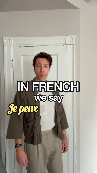 In French we say ”je peux vous aider" to say "can I help you? # ...