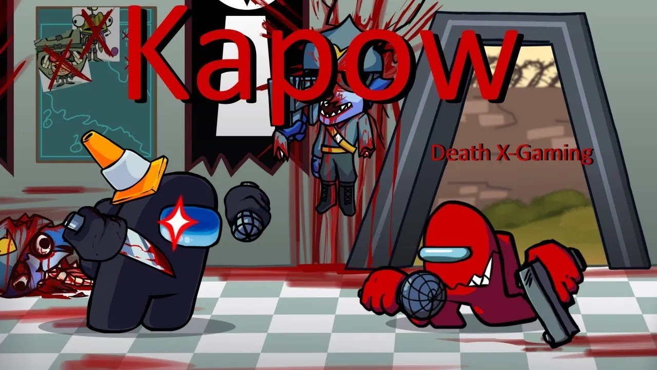 Friday Night Funkin' - Kapow But It's Black Vs Red Imposter (My Cover ...