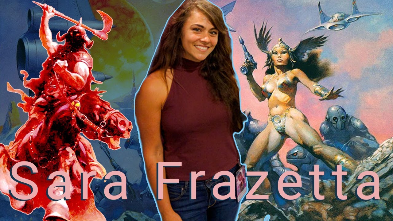 Sara Frazetta LIVE (the business of Frank Frazetta) - YouTube
