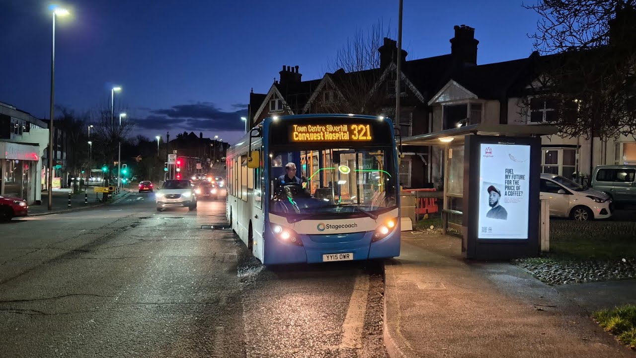 Onboard Stagecoach Bus 37327 (YY15 OWR) | ADL Enviro200 | Route 321 ...