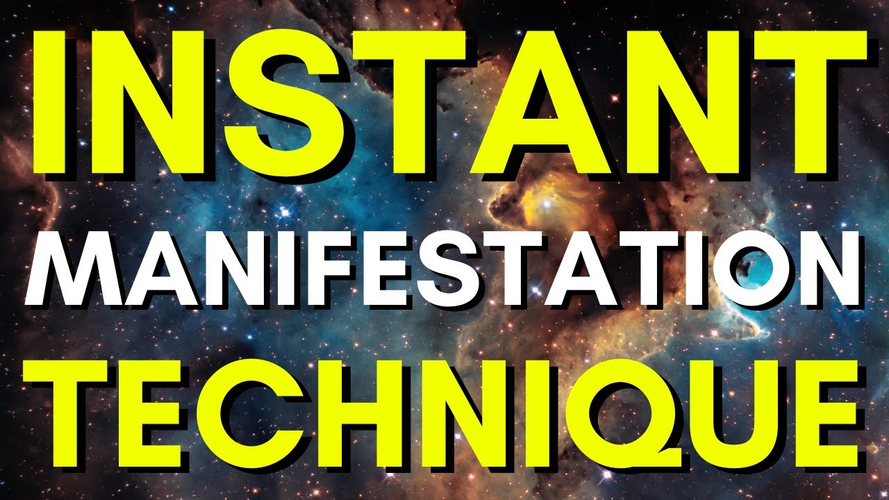 INSTANT Manifestation Technique That Will CHANGE Your Life Forever ...