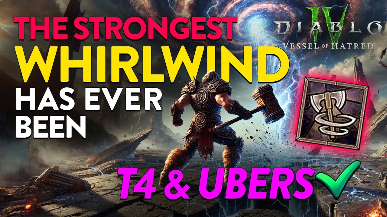 Natural Disaster Whirlwind | Diablo 4 VoH Barbarian Build Guides - YouTube