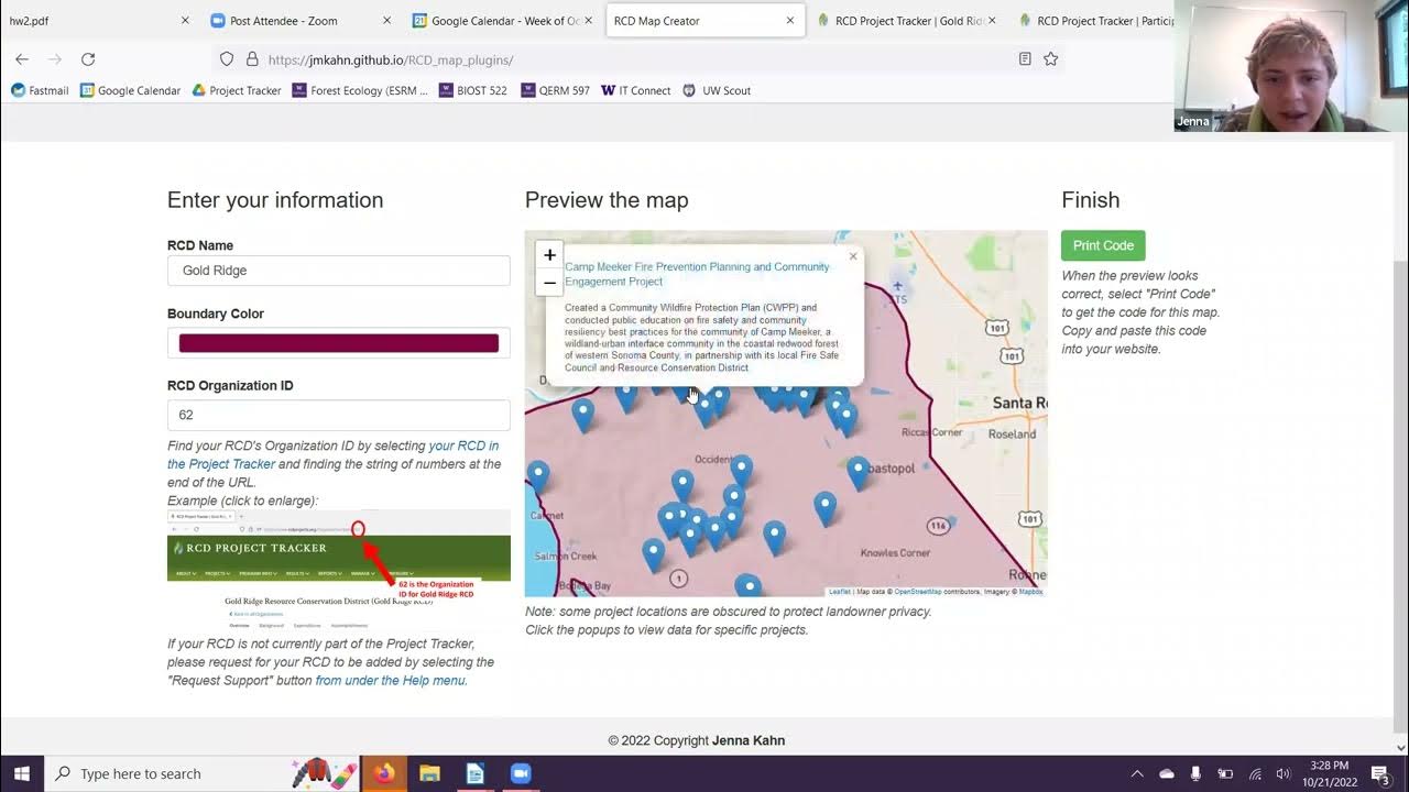 RCD Project Map Creator Training Video - YouTube