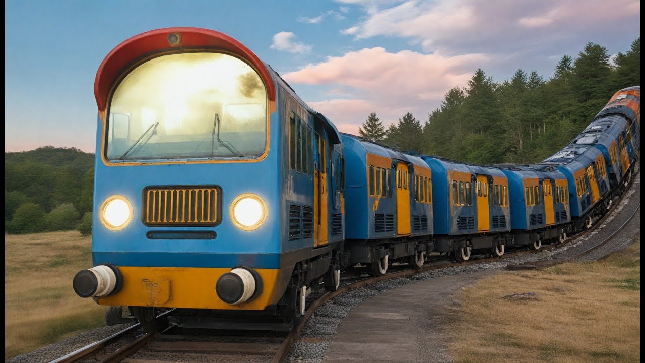 Train Compartment Separates From Train Funny Cartoon Movie | choo choo ...