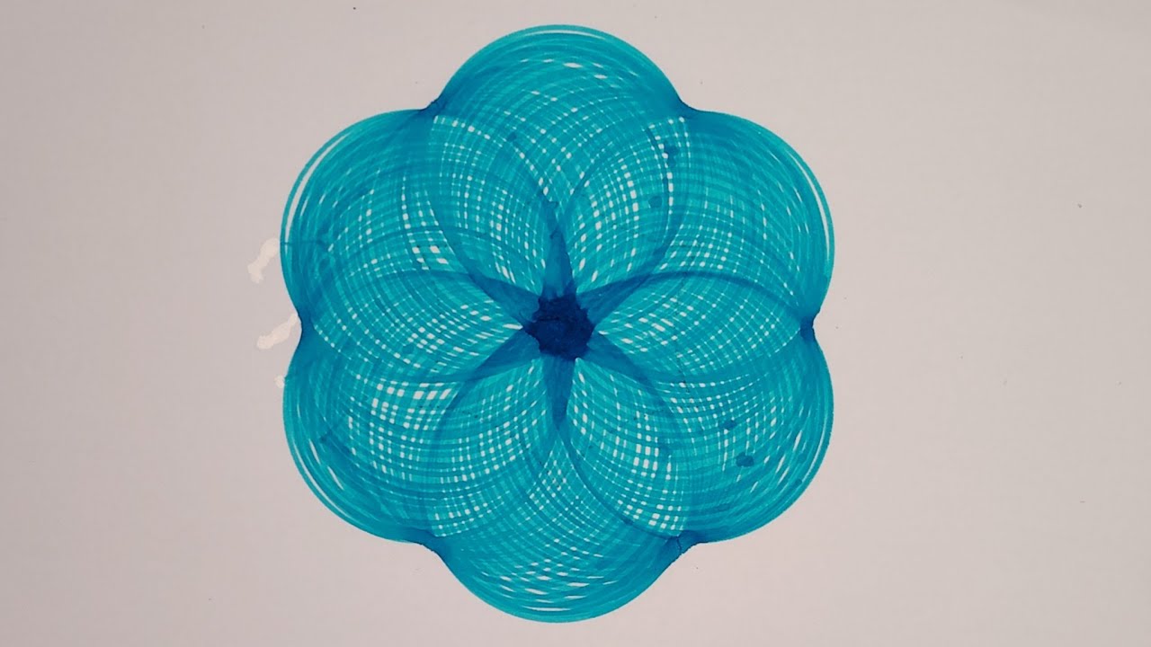 Spiral Geometric Pattern | How To Draw Circular Geometric Design ...