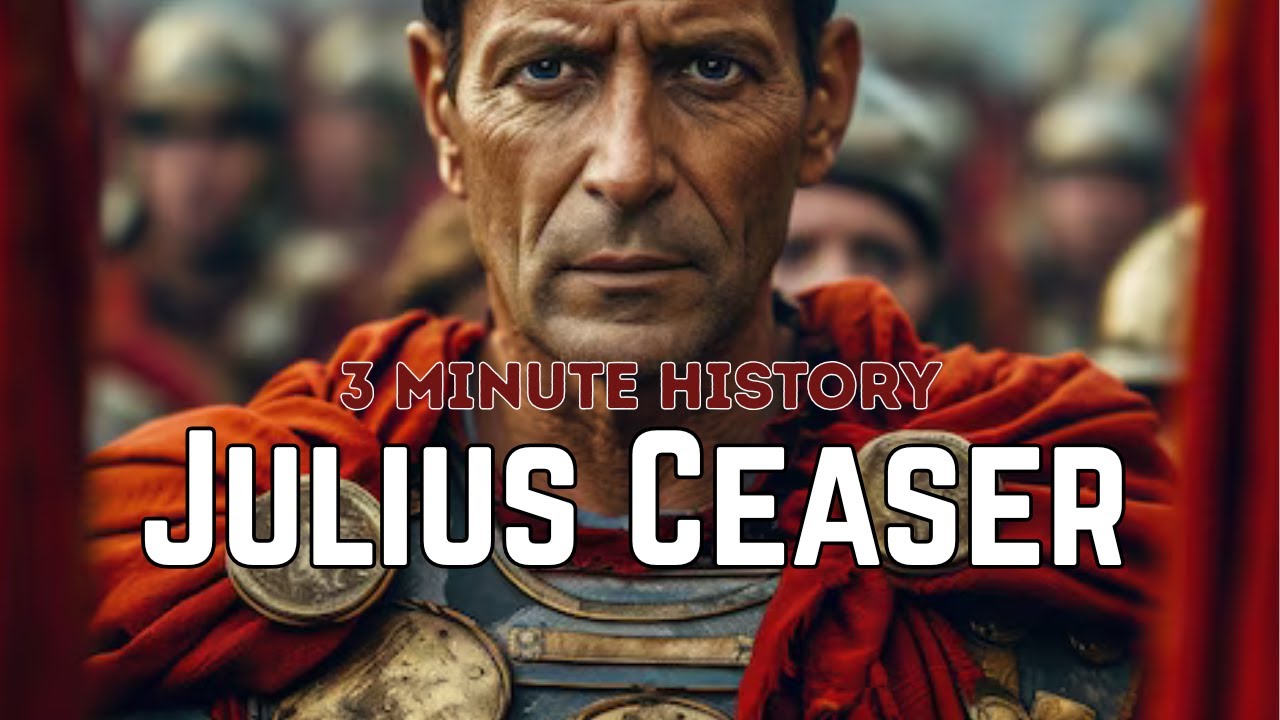 3 Minute History of Julius Caesar | Rise, Rule & Assassination ...