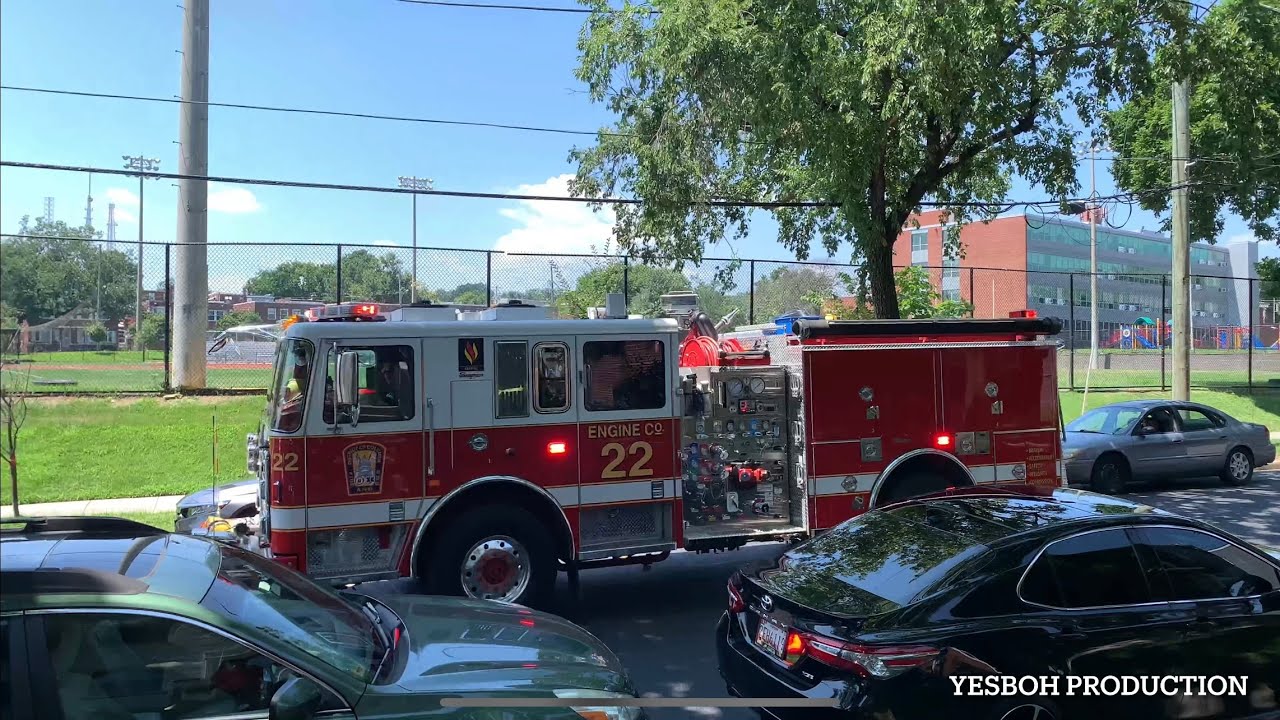 DCFD Engine 22 Responding - YouTube