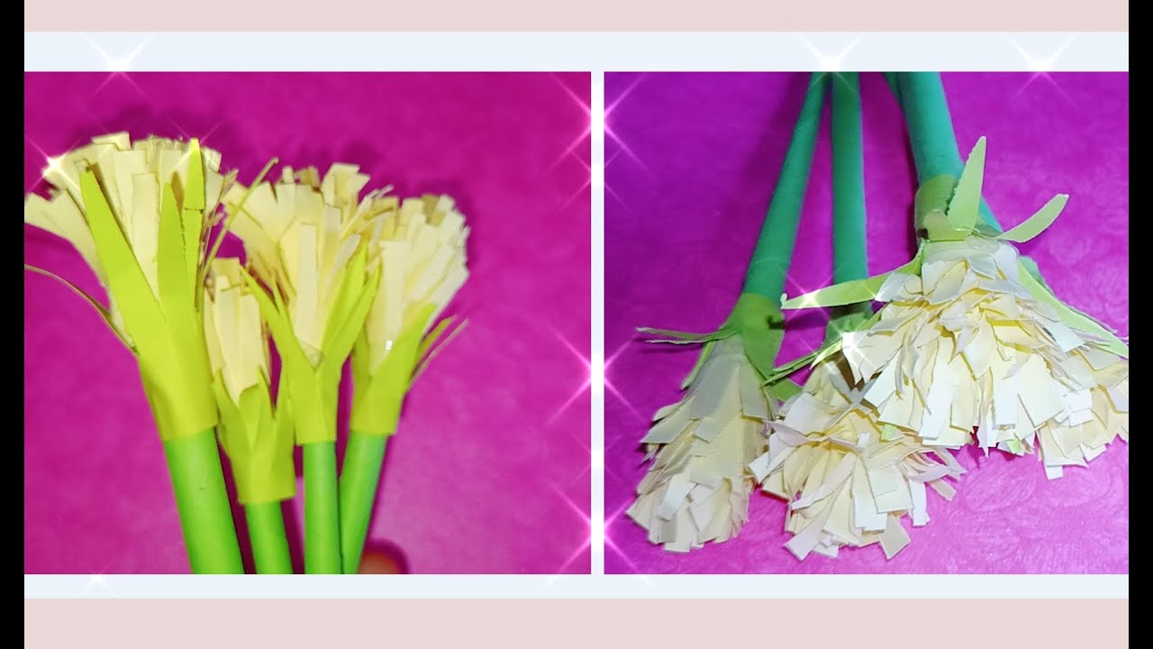 How to make paper flower | easy |Little girl's crafts - YouTube