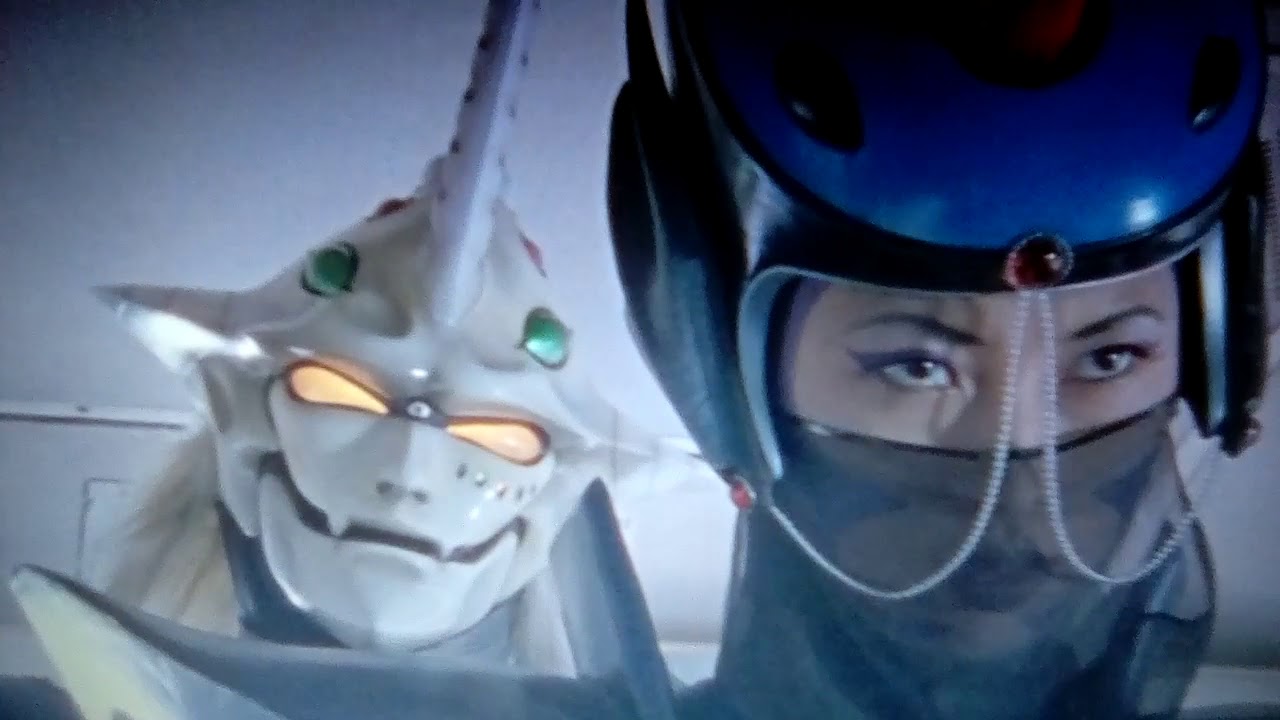 Blue wild force ranger give the animal Crystal - YouTube