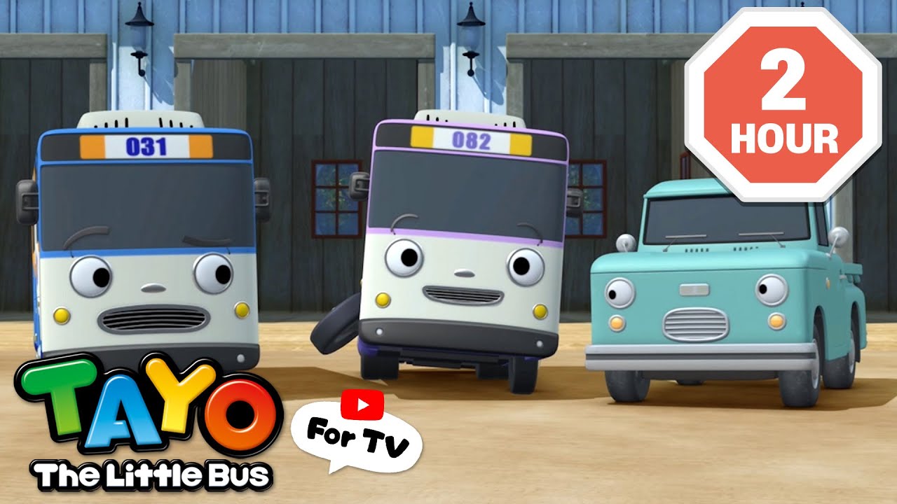 Meet Tayo’s New Bus Friends! 🚗🌟 | 2- Hour Compilation | Tayo Cartoon ...