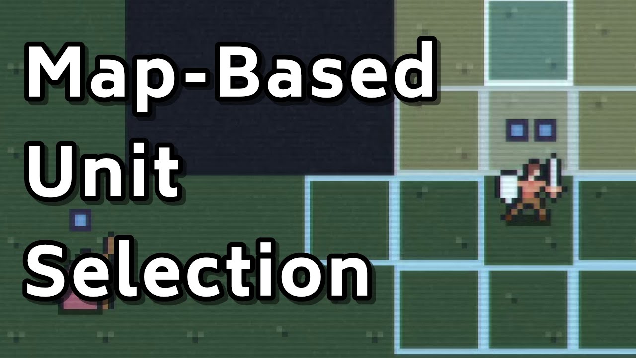 How unit selection works in my tactical strategy game - YouTube