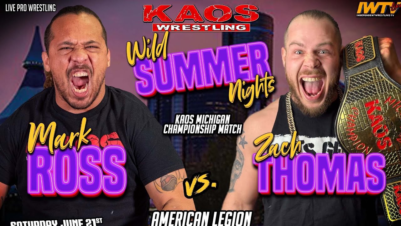 KAOS Michigan Championship Mark Ross vs Zach Thomas #kaos # ...