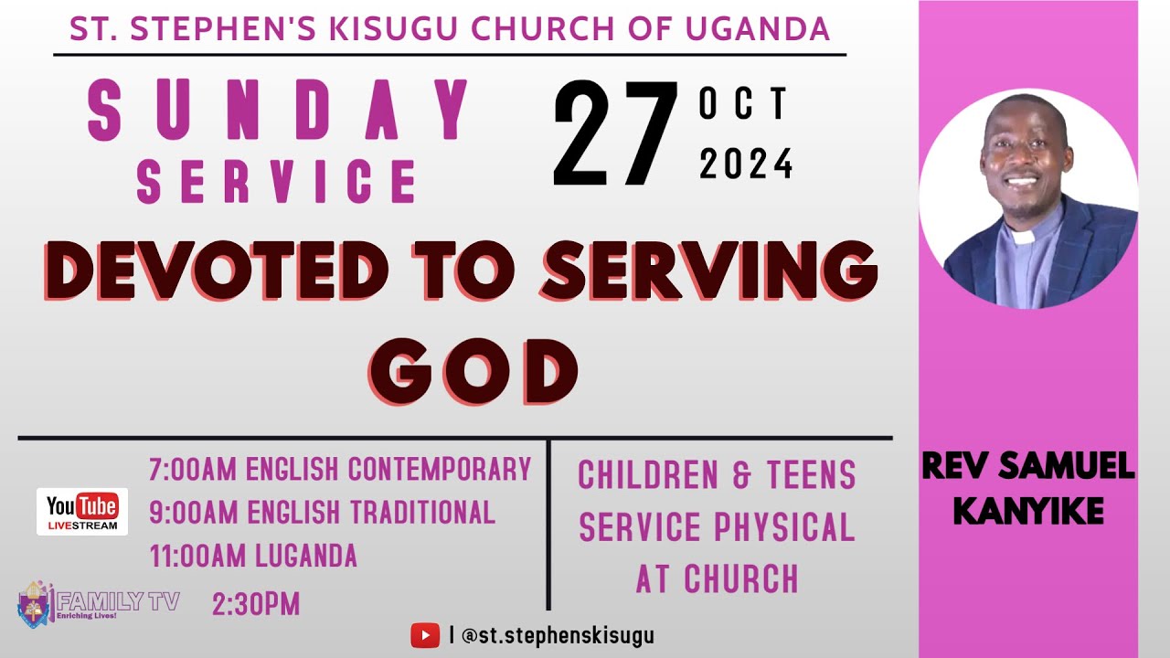 DEVOTED TO SERVING GOD | ENGLISH CONTEMPORARY SERVICE | 7:00 AM - YouTube