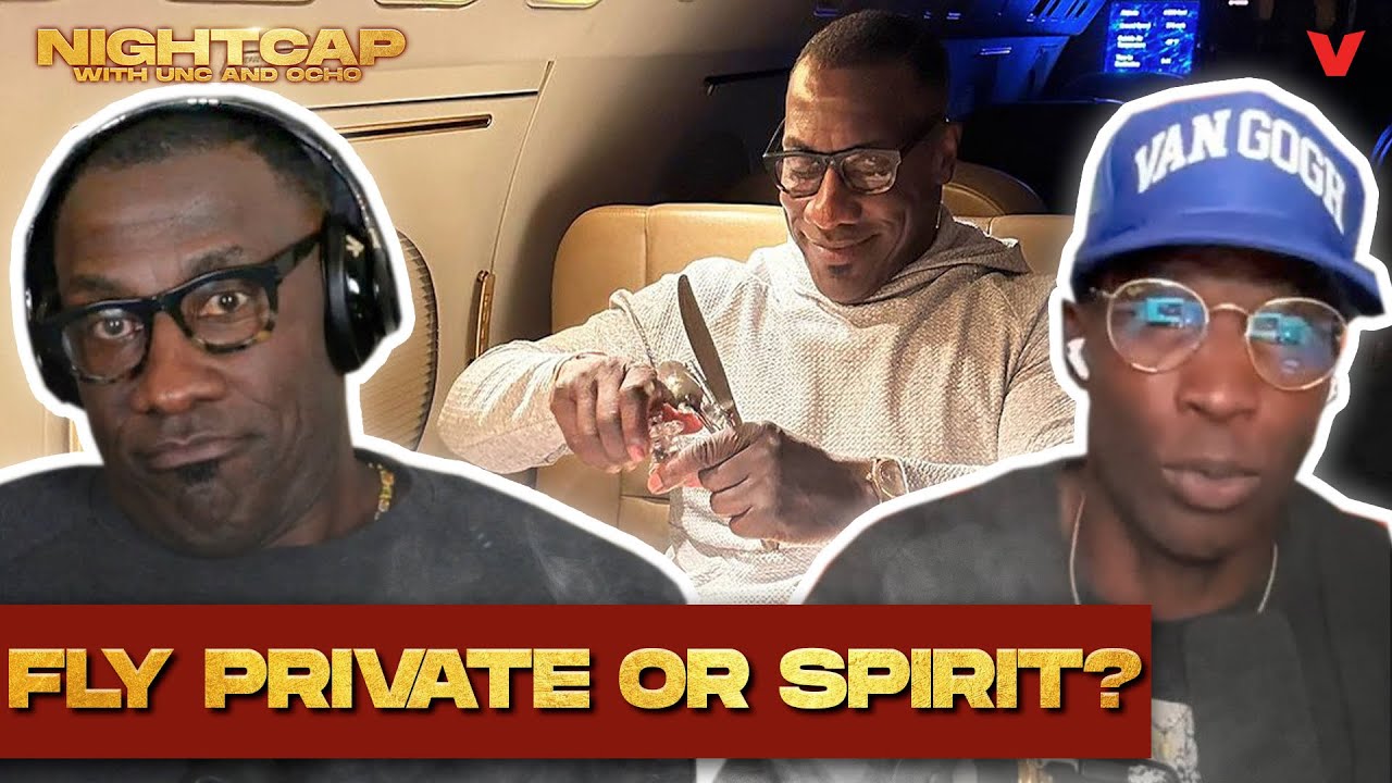 Shannon Sharpe Flies Private, Chad Johnson Flies Spirit | Nightcap ...