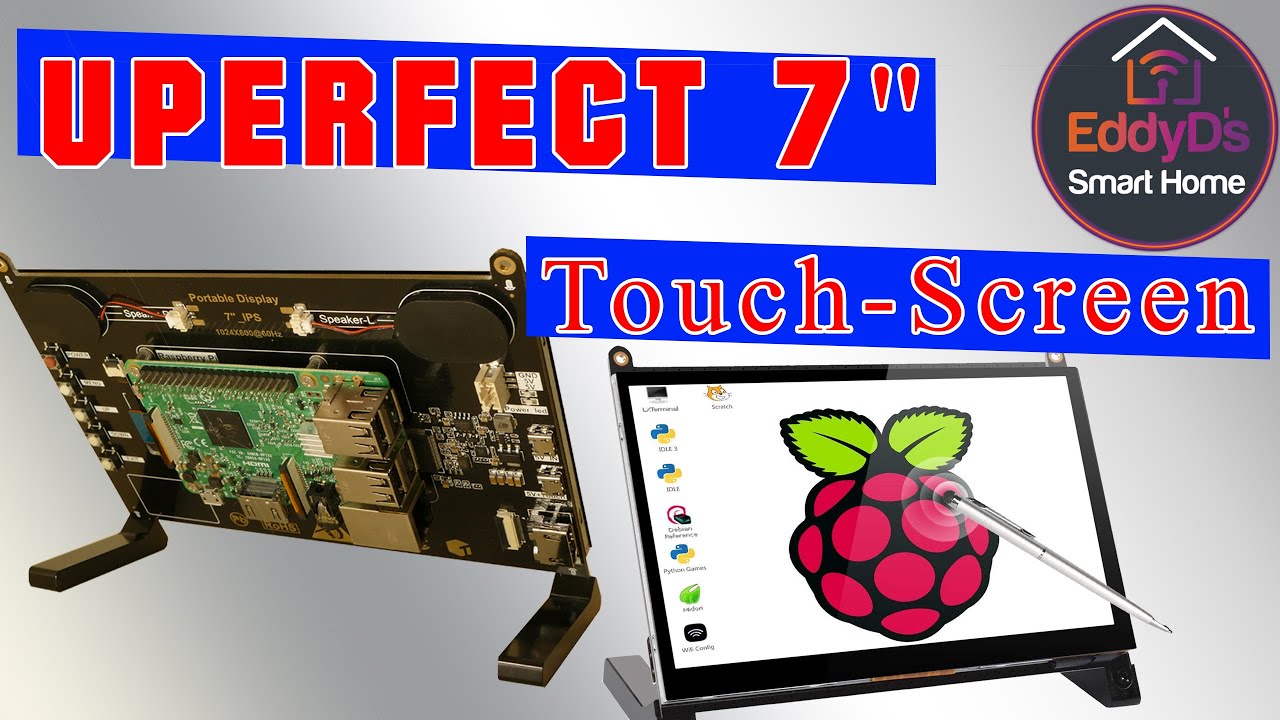Uperfect Raspberry Pi Touchscreen Review [Test & Unboxing] - YouTube