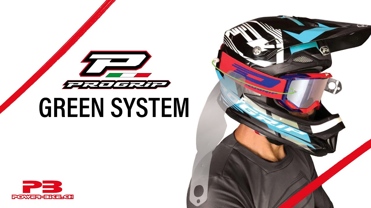 Progrip Green System / Tear-Off-Brillen / Erklärung Montage - YouTube