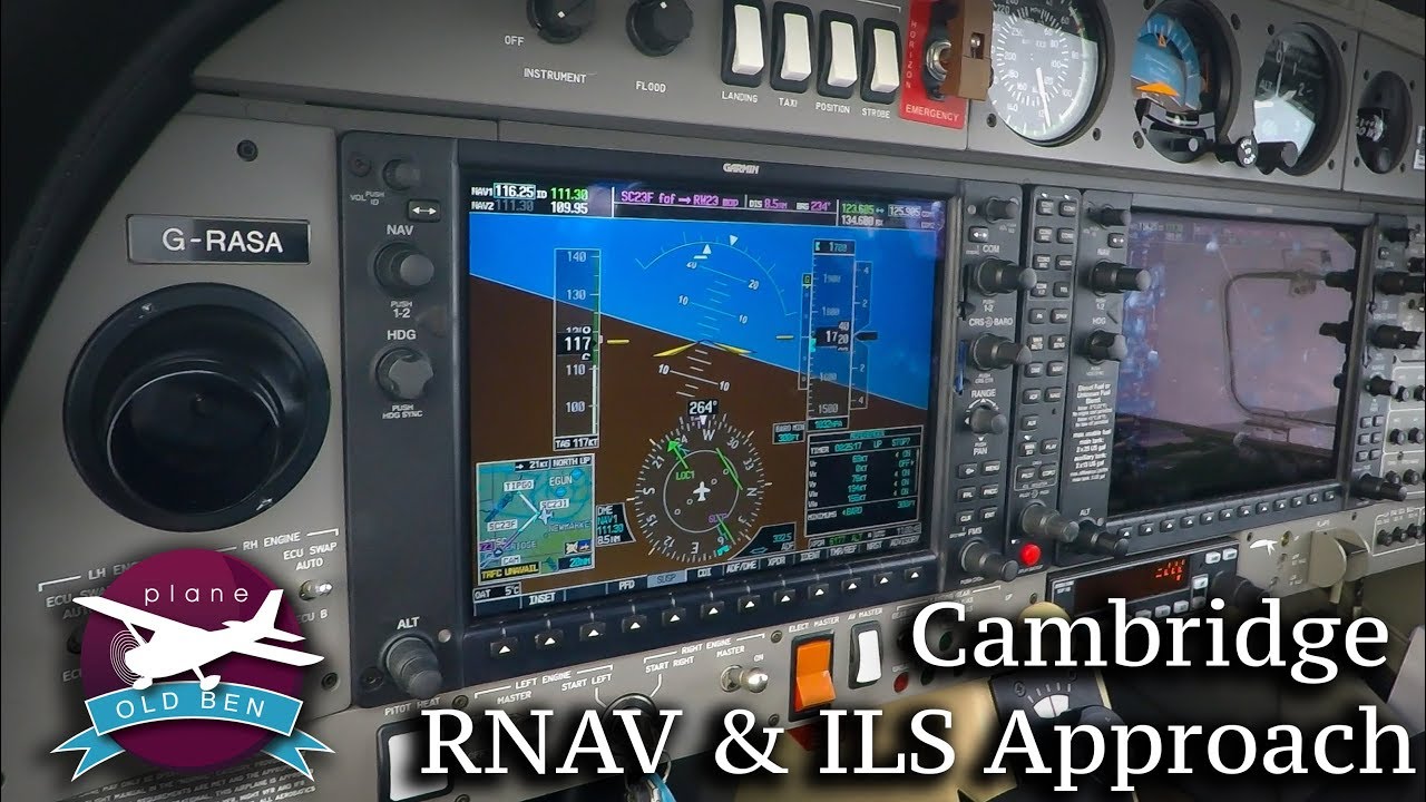 DA42 MEIR Training - Cambridge RNAV & ILS App | IFR Flight Vlog - YouTube