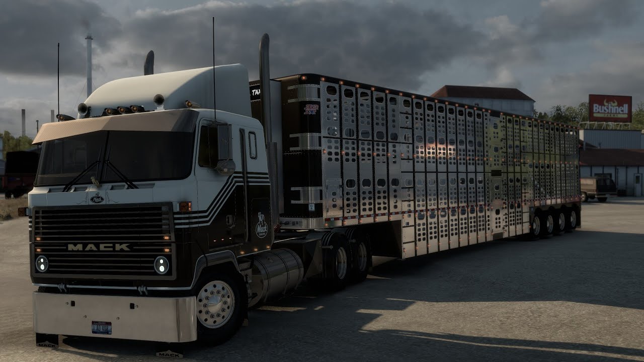 American Truck Simulator 2023 1.47 Montana Mack MH613 5.0 Modded ...