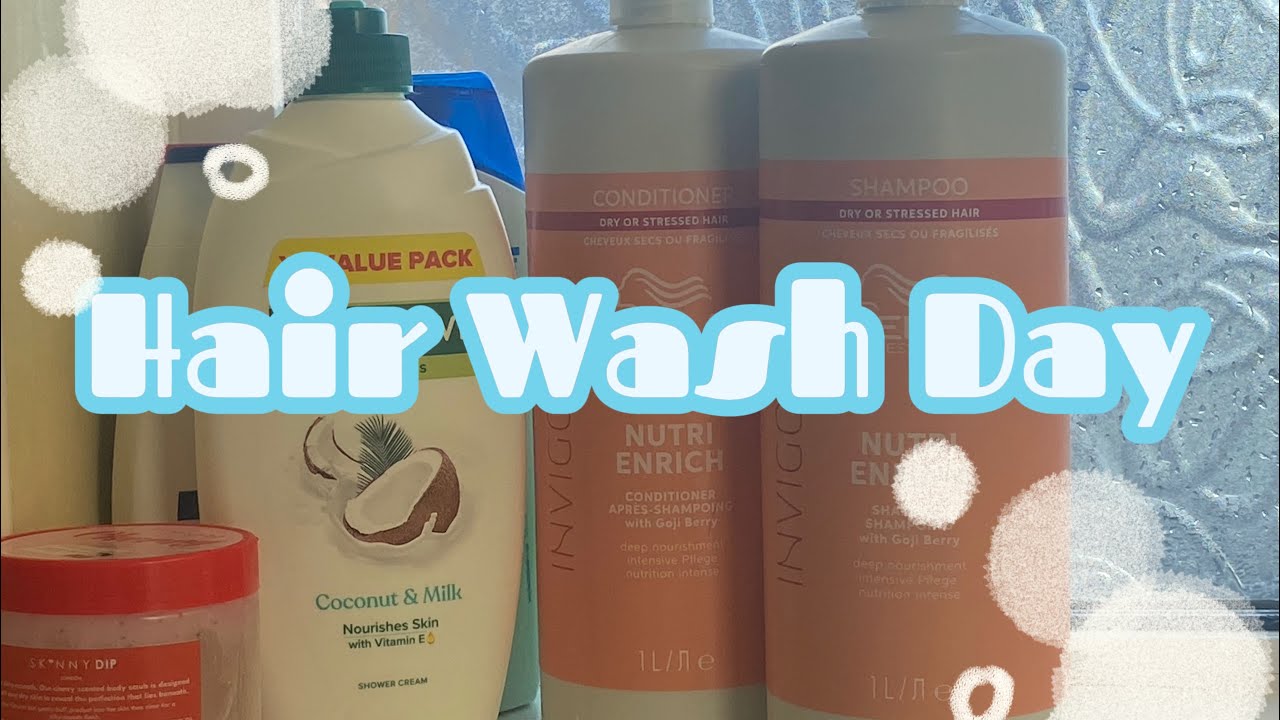 Hair Wash Day | Hair Care | How I wash my hair - YouTube