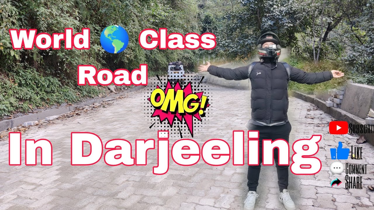 world class road in Darjeeling 😱 - YouTube
