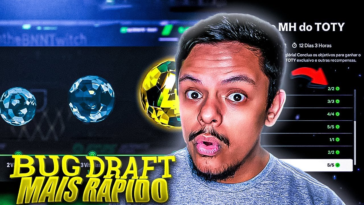 FC 25 l 🔥 GLITCH DRAFT PARA FAZER MAIS RÁPIDO! l DantheBNN l - YouTube