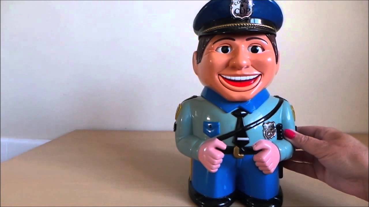 My Favourite STEP AWAY FROM THE COOKIE JAR talking biscuit Jar - YouTube