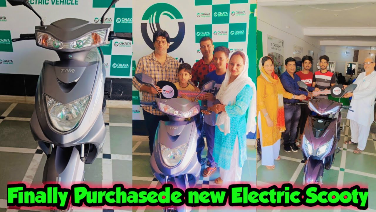 🤗Finally purchased New Electric scooty🛵🪔 - YouTube