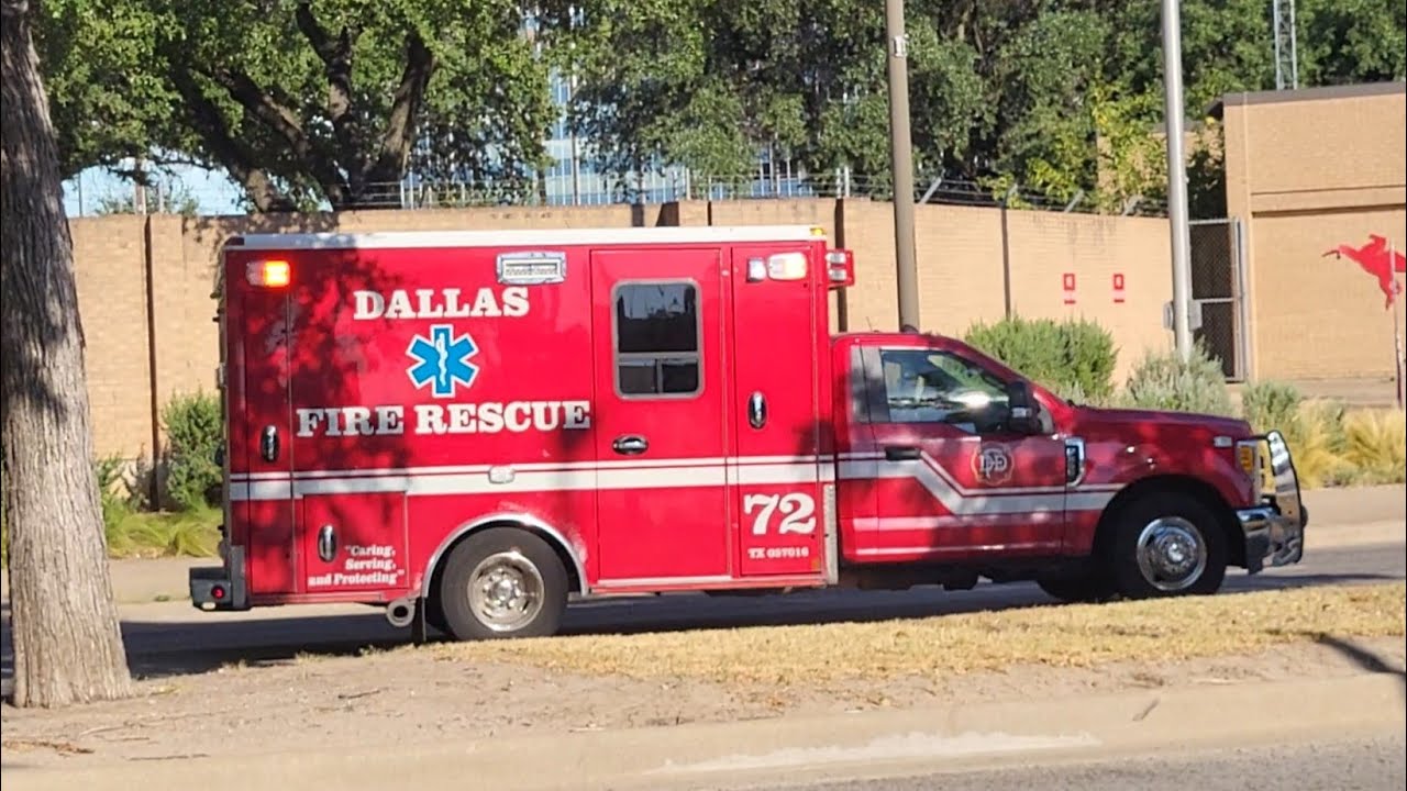 Dallas Fire Rescue 72 Responding - YouTube