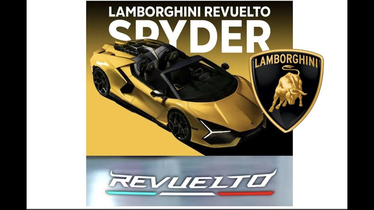 Lamborghini Revuelto Spyder - YouTube