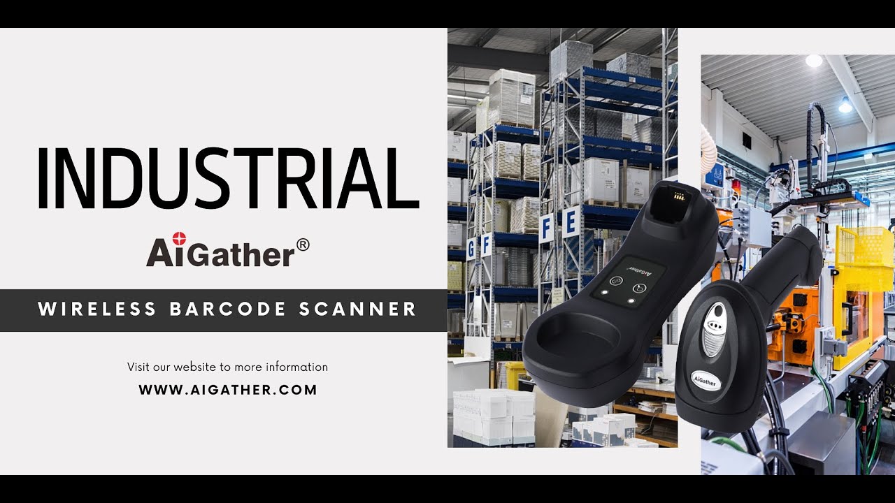 Wall Mounted Wireless Handheld 2D Barcode Reader Scanner with Cradle ...