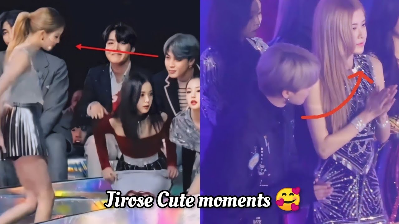 jirose cute moments #blackpink #bts - YouTube