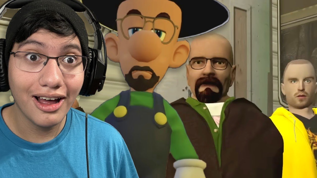 WALTER WHITE LUIGI RETURNS! || SMG4: A Happy Little Road Trip REACTION ...