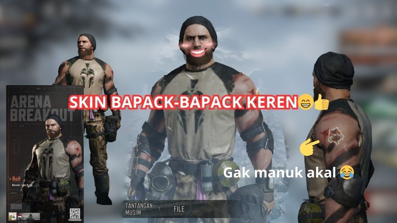 Skin bapack-bapack arena breakout|Skin Rolf #arenabreakout # ...