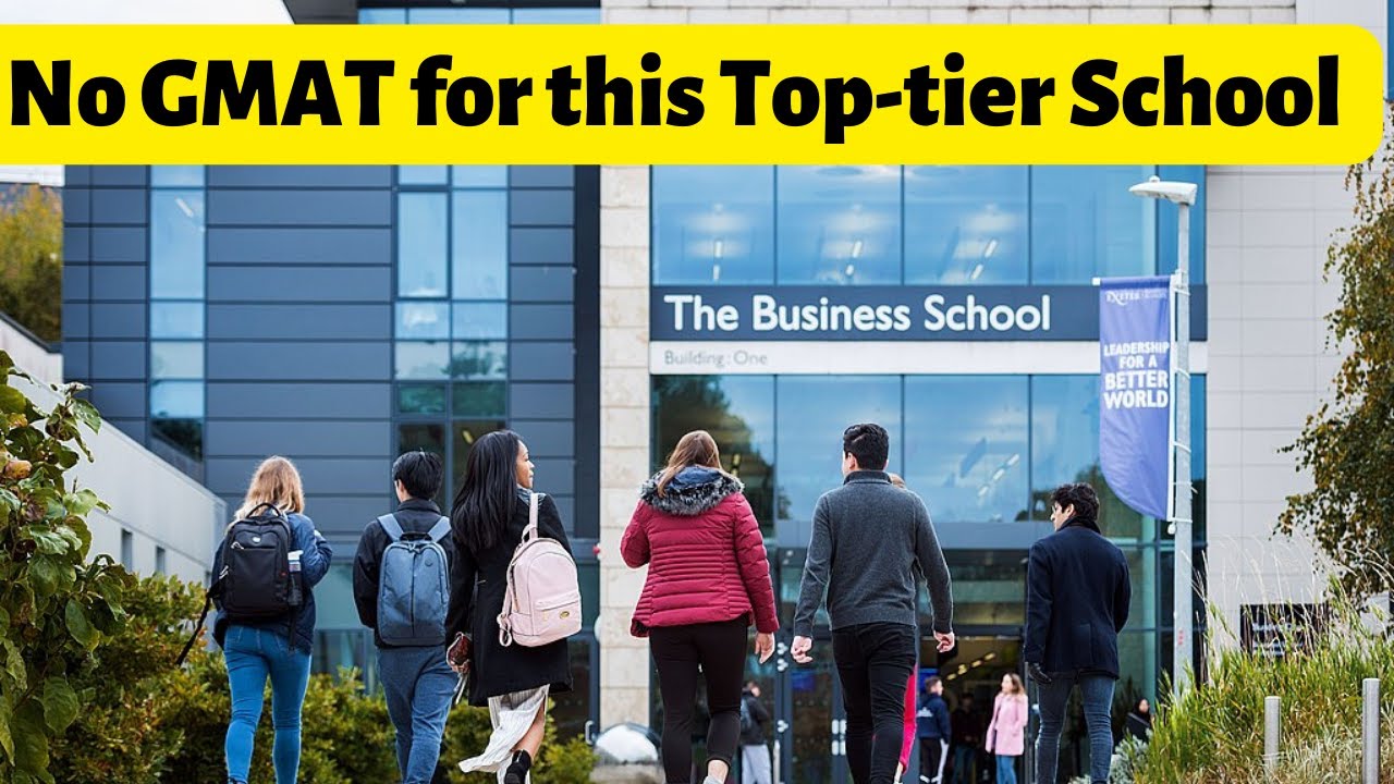 【MBA without GMAT requirement】The list of GMAT waiver school - YouTube
