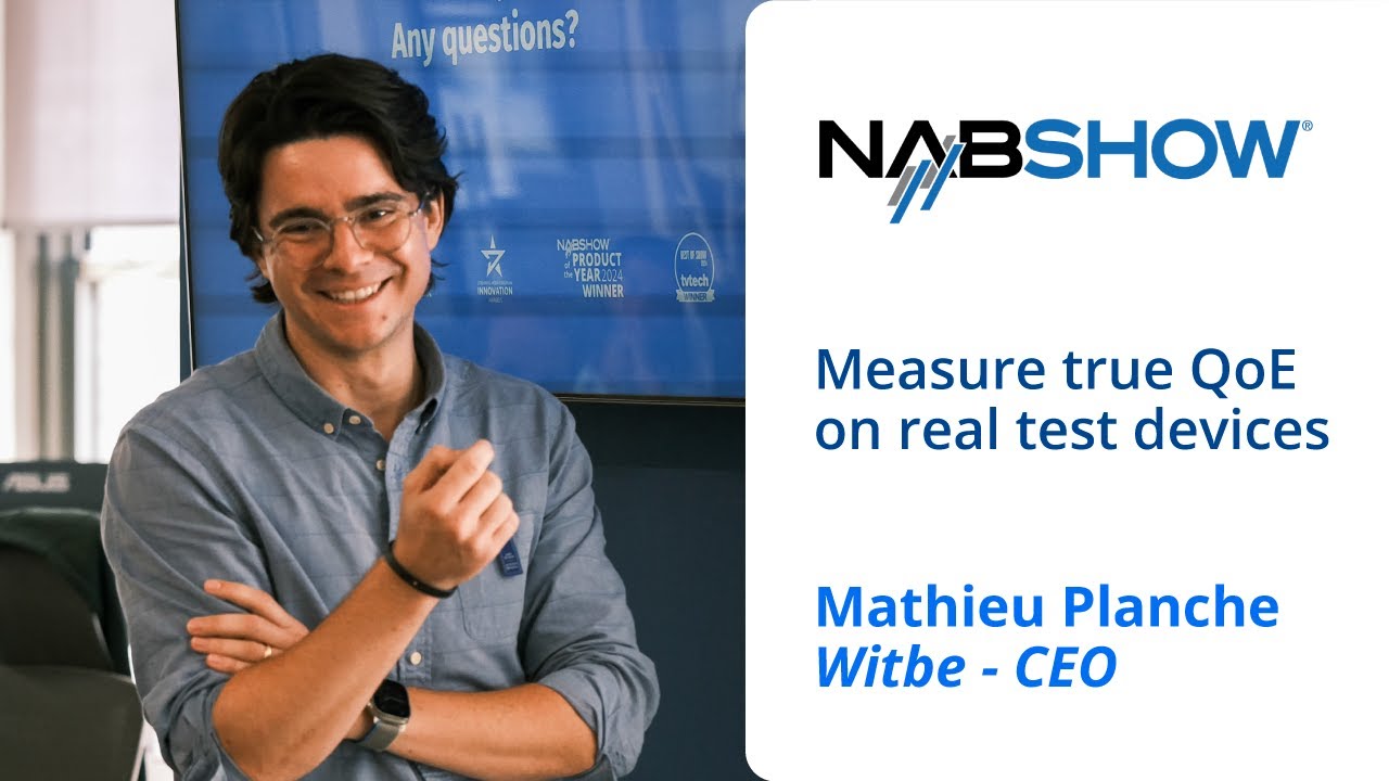 Mathieu Planche with NAB Show Live - Witbe interview 2024 - YouTube